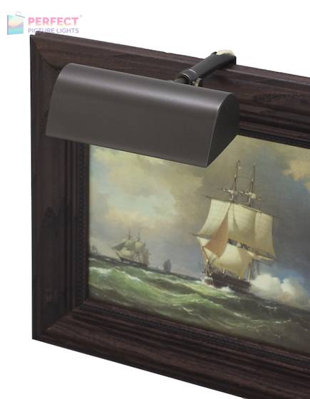 Traditional 5" Mahogany Bronze Picture Light - T5-81 - Perfect Picture ...